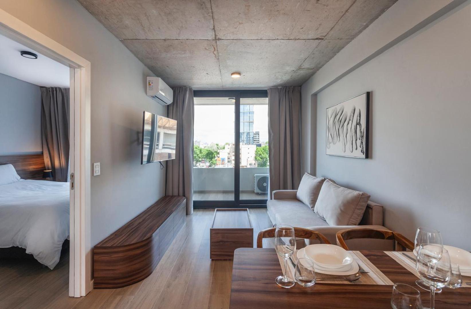 Departamento Venta 2 ambientes a estrenar, 57m2, con balcón, Costa Rica ...