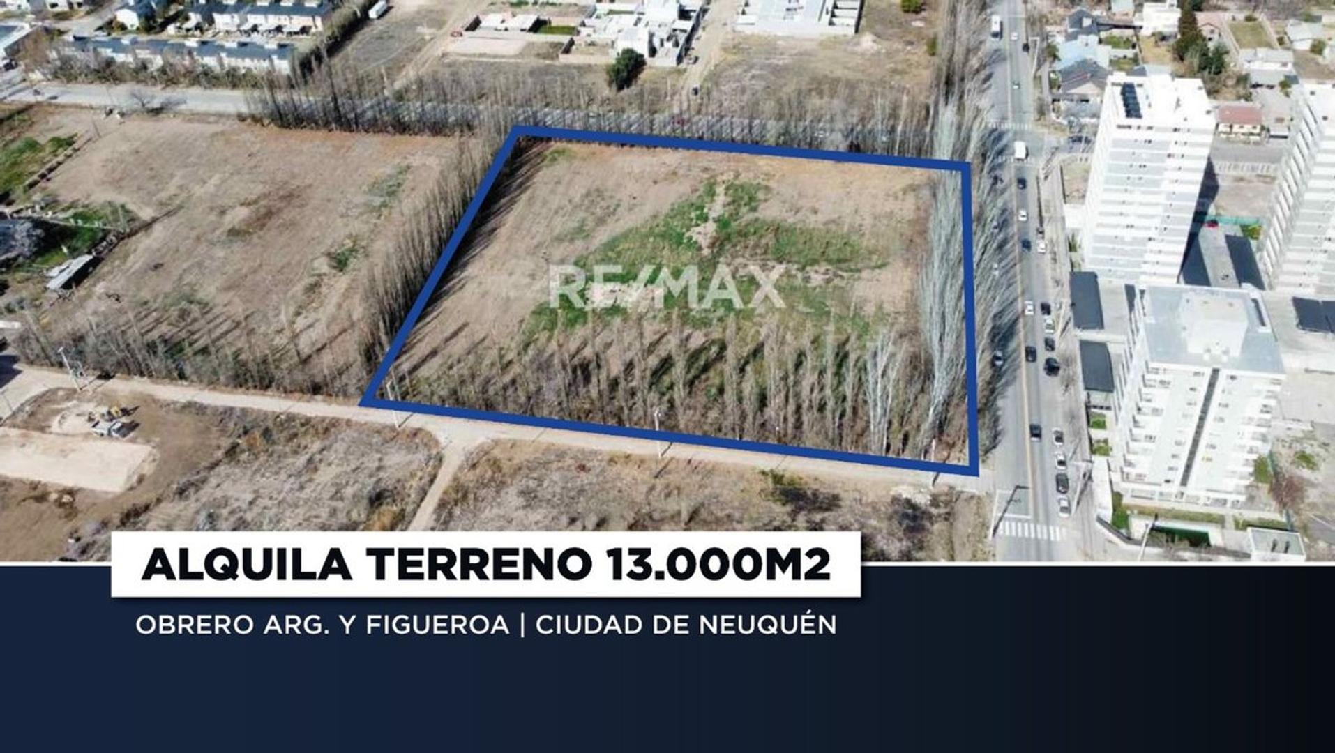 Alquiler Terreno, 13000m2, Obrero Argentino Y Urmenio Figueroa, Neuquen ...