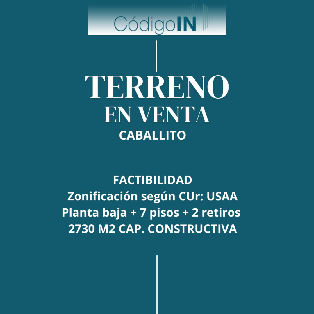 Terreno Venta, 329m2, Valle 100, Caballito | Argenprop