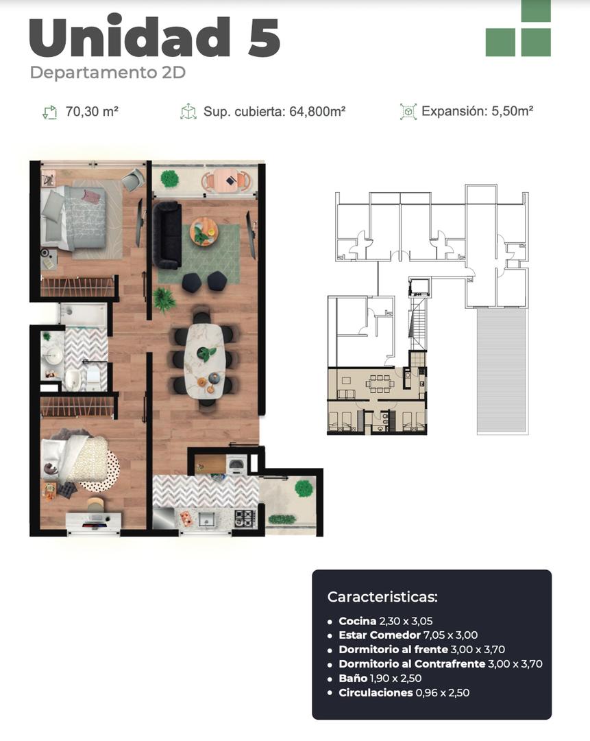 Departamento Venta 3 ambientes 3 años, 70m2, 25 Mayo 1900, Esperanza ...